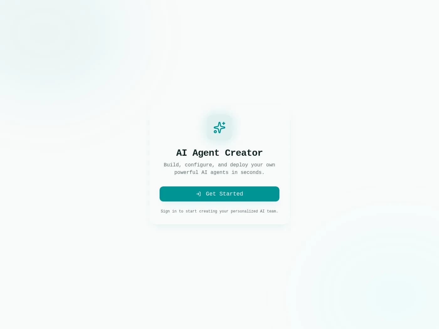 AI Agent Creator