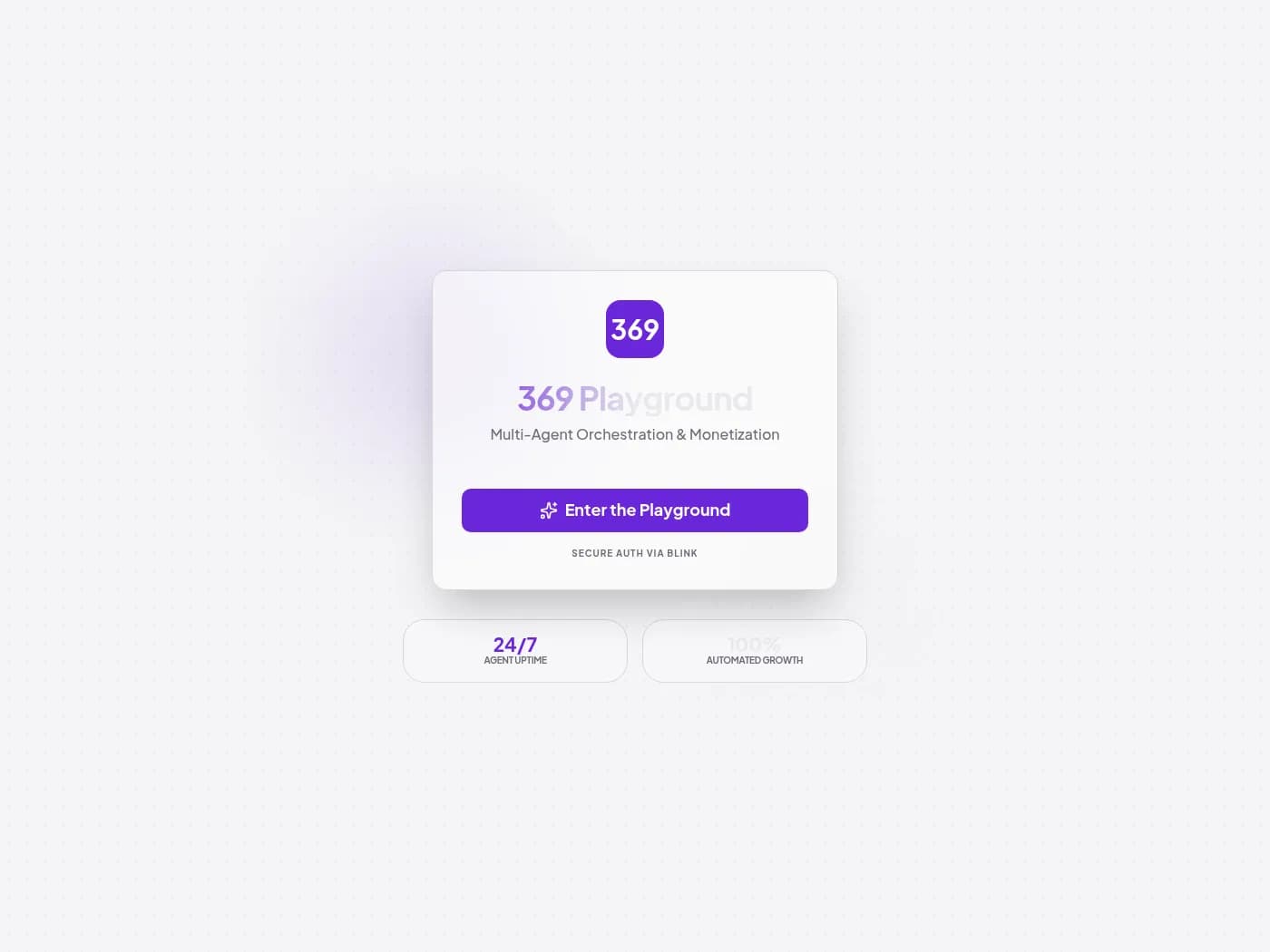 369 Playground Dashboard