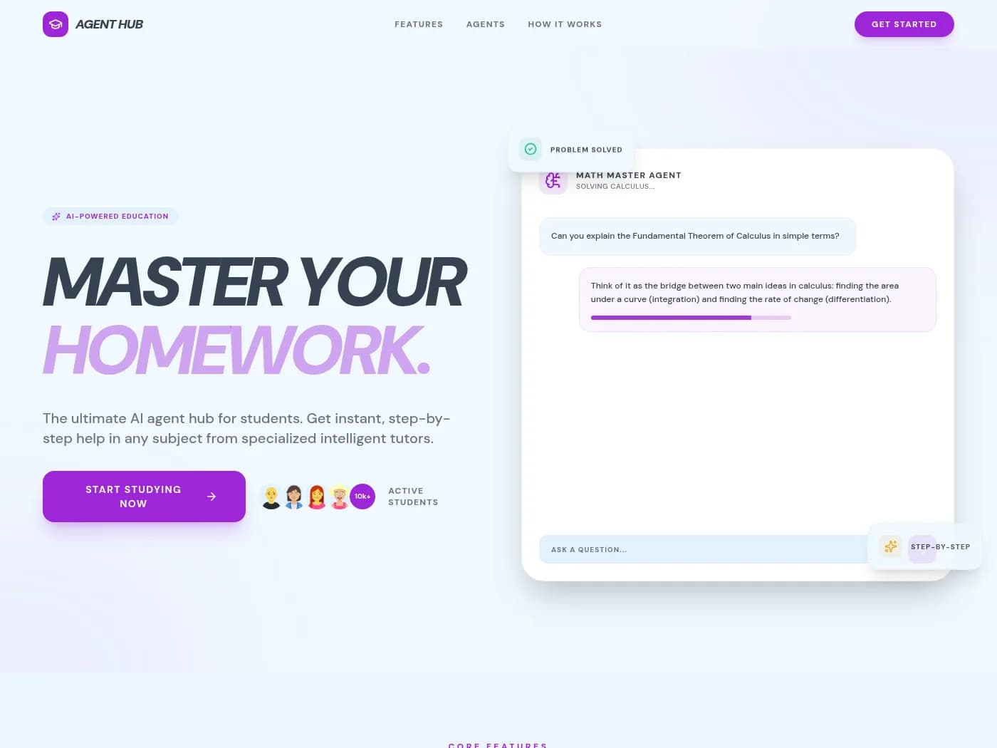 Homework Agent Hub