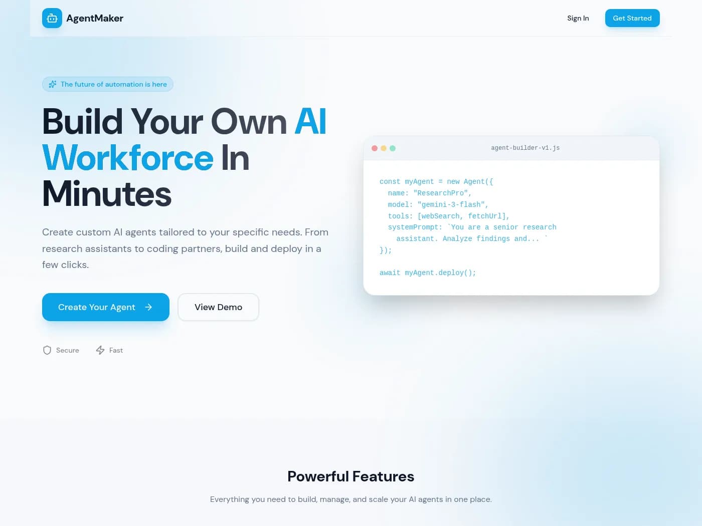 AI Agent Maker