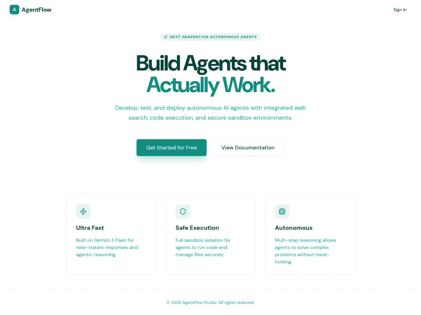 Autonomous Agent Platform