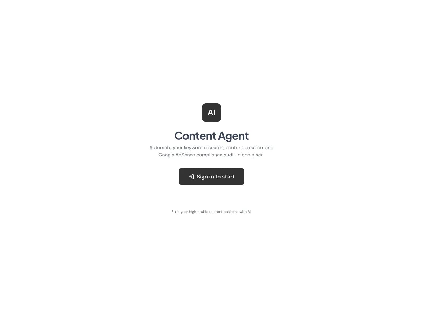 AI Agent Content Site