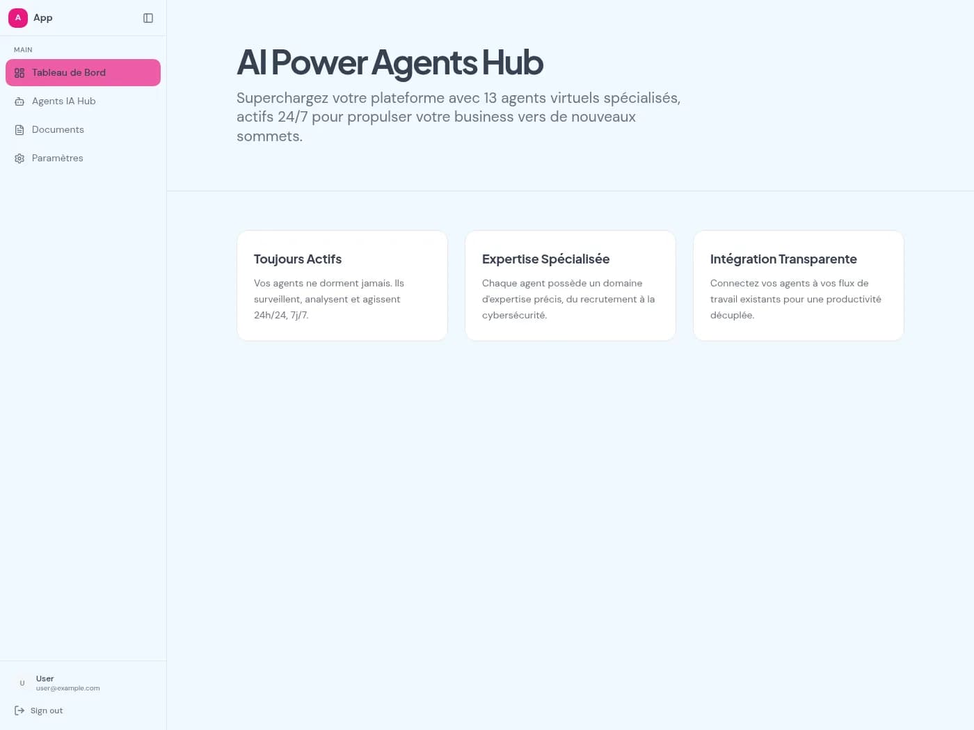 AI Power Agents Hub