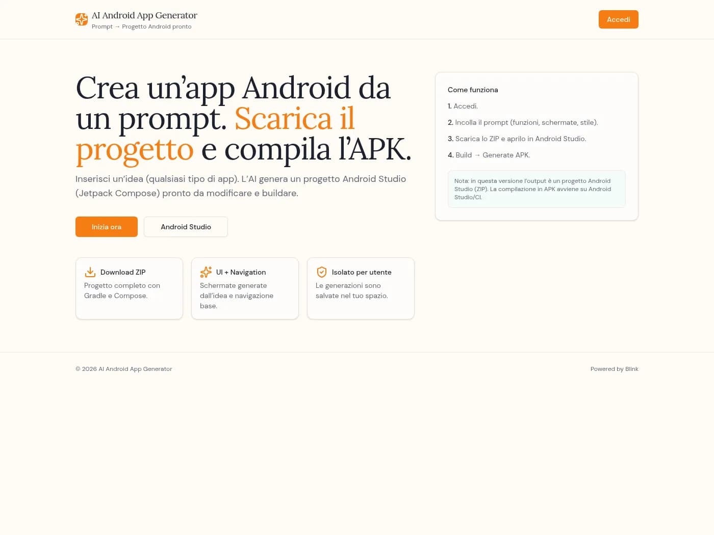 AI Android App Generator