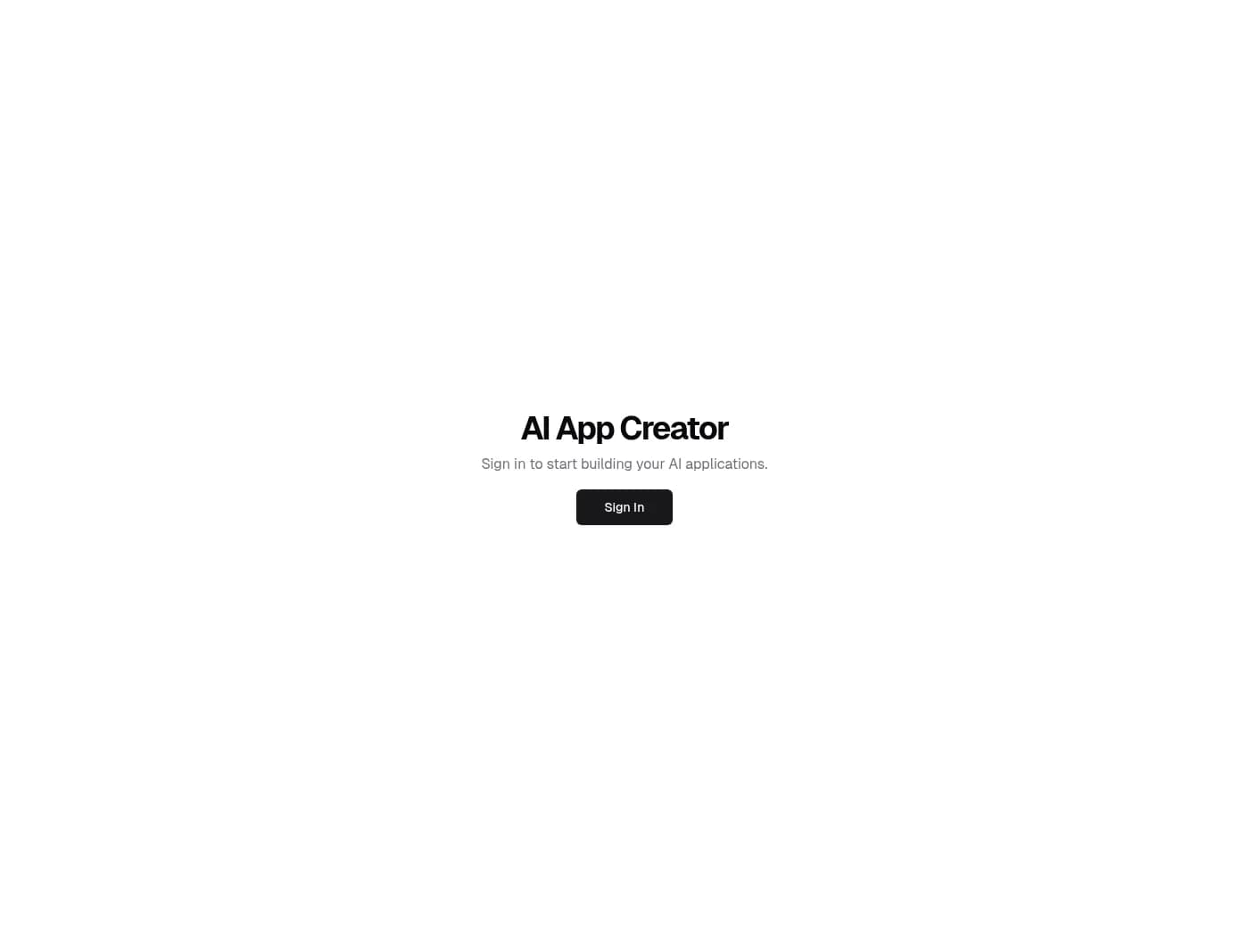 AI App Creator