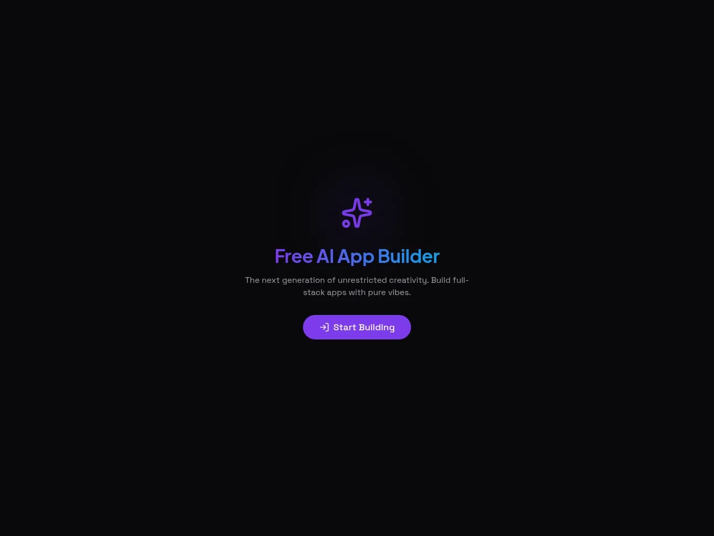Free AI App Builder