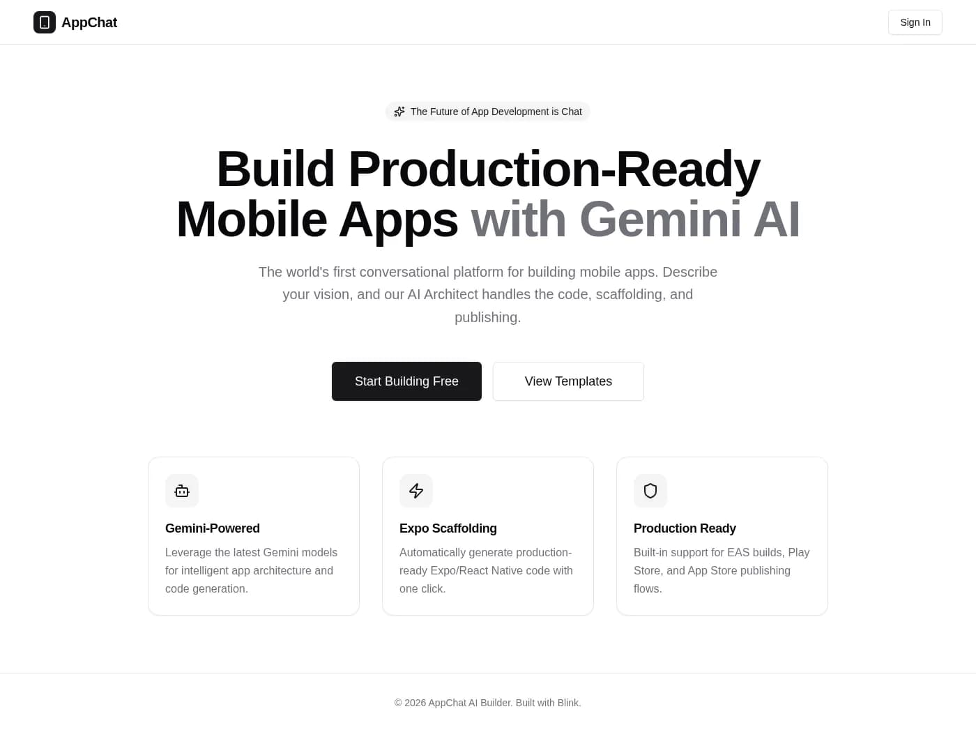 AppChat AI Builder