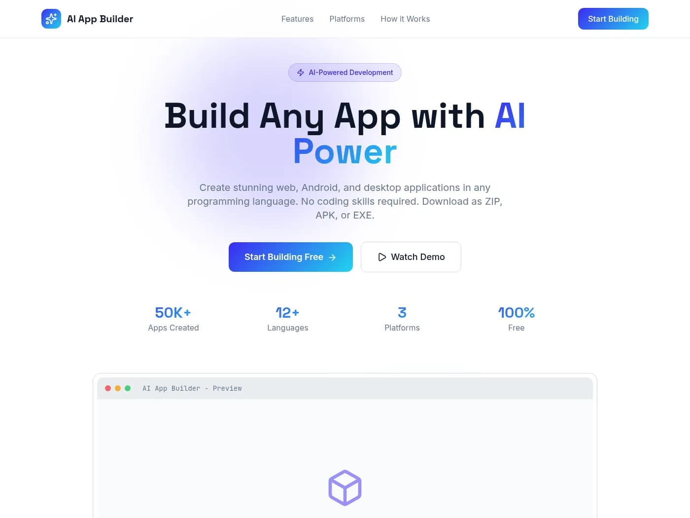 Universal AI App Builder