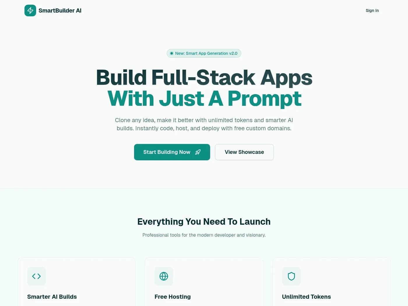 Smart App Builder AI