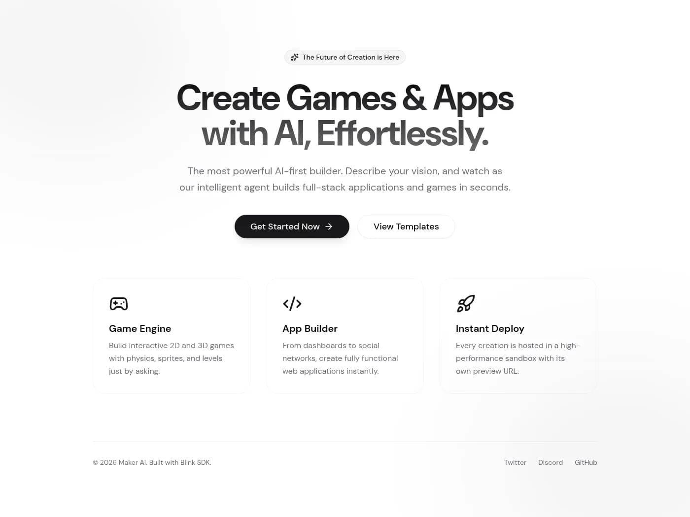 Game & App Maker AI