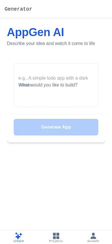 AI App Generator