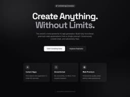 Unlimited App Creator AI
