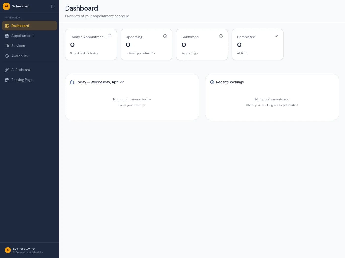 AI Appointment Scheduler