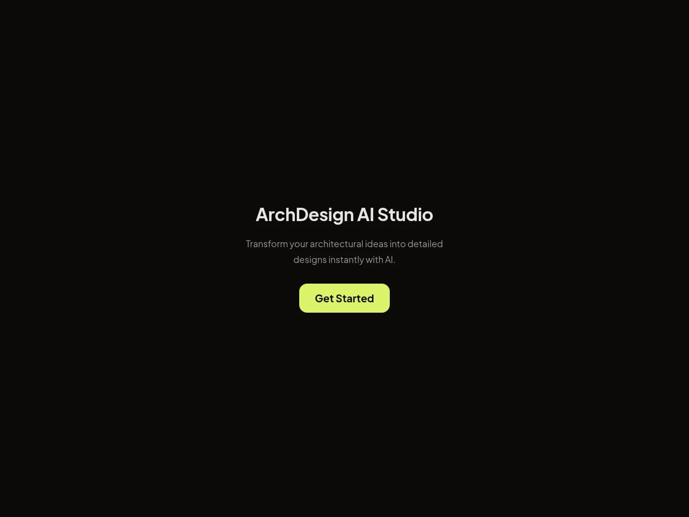 ArchDesign AI Studio
