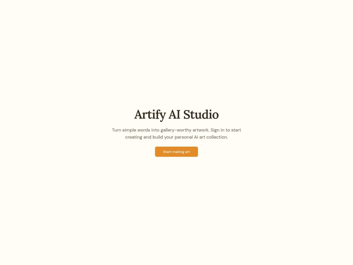 Artify AI Studio