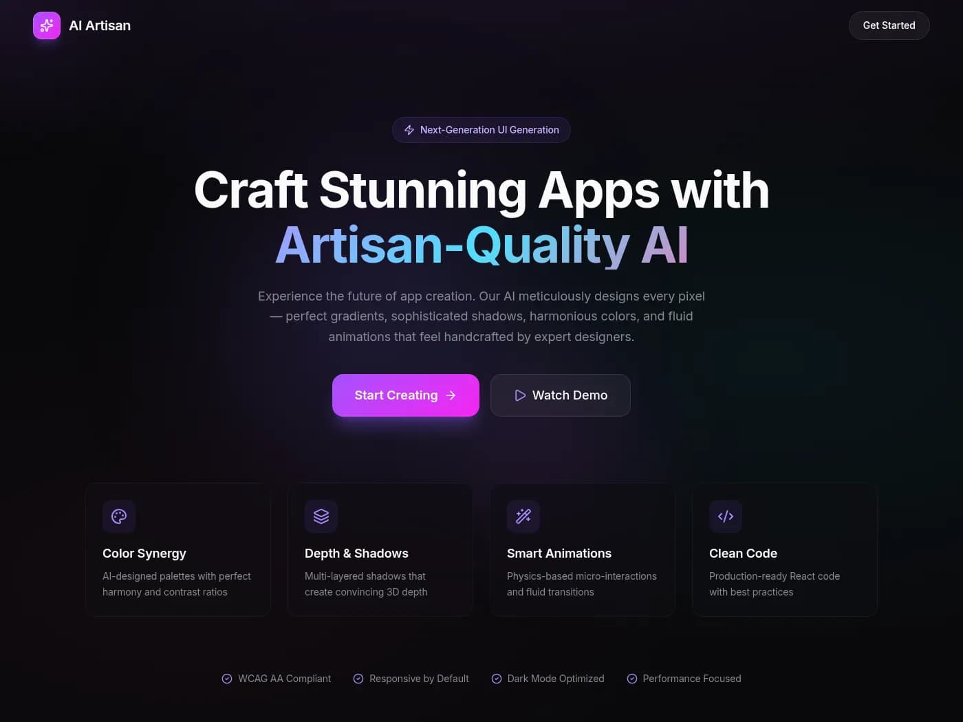AI Artisan App Builder