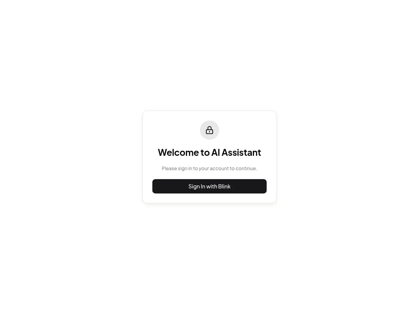 My AI Assistant