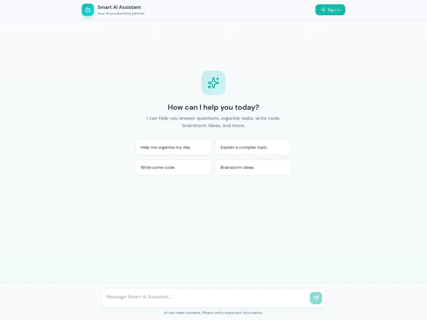 Smart AI Assistant