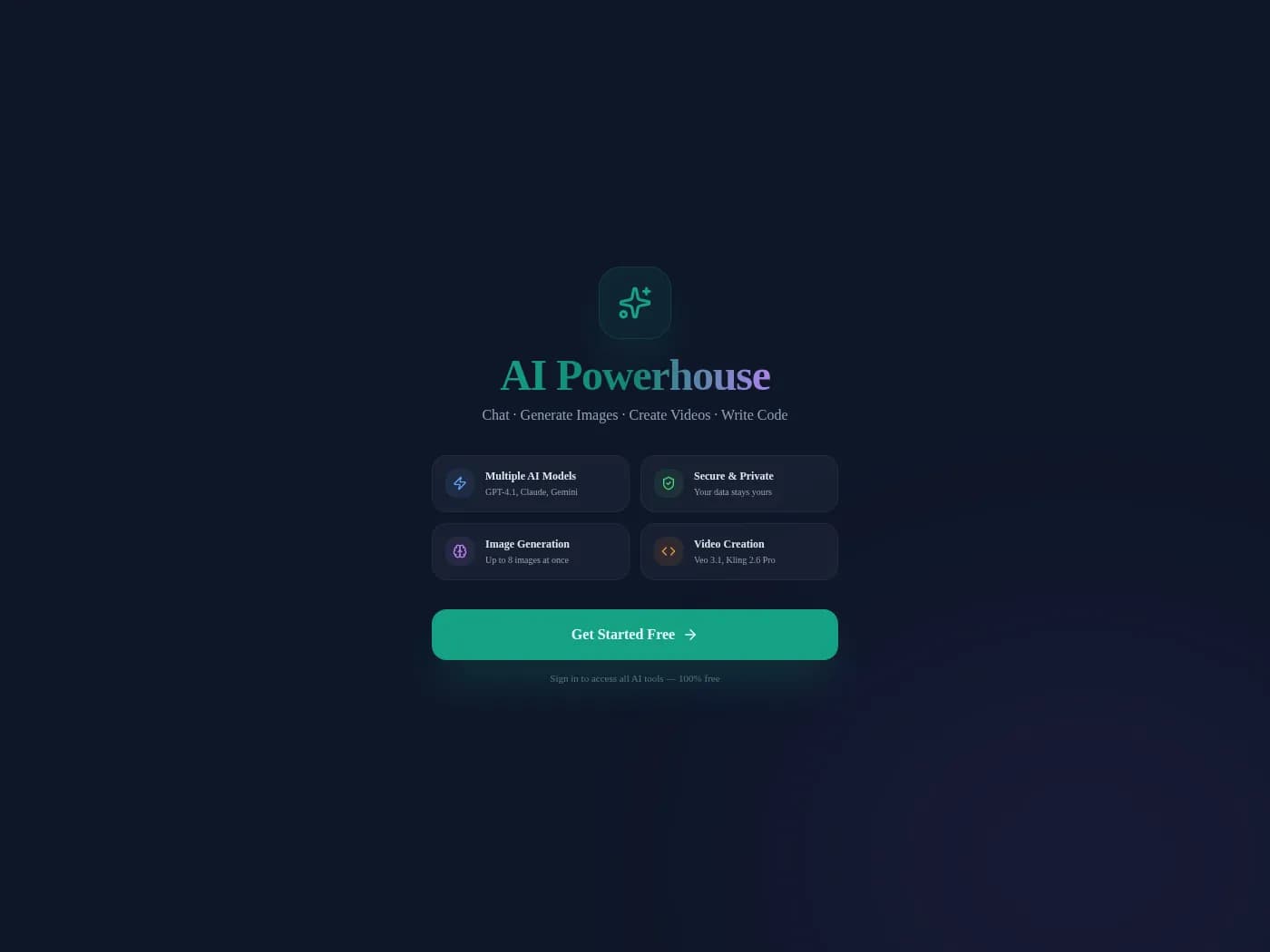 AI Powerhouse Chat