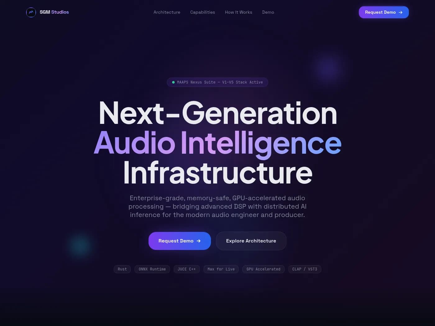 AI Audio Edge Web Demo