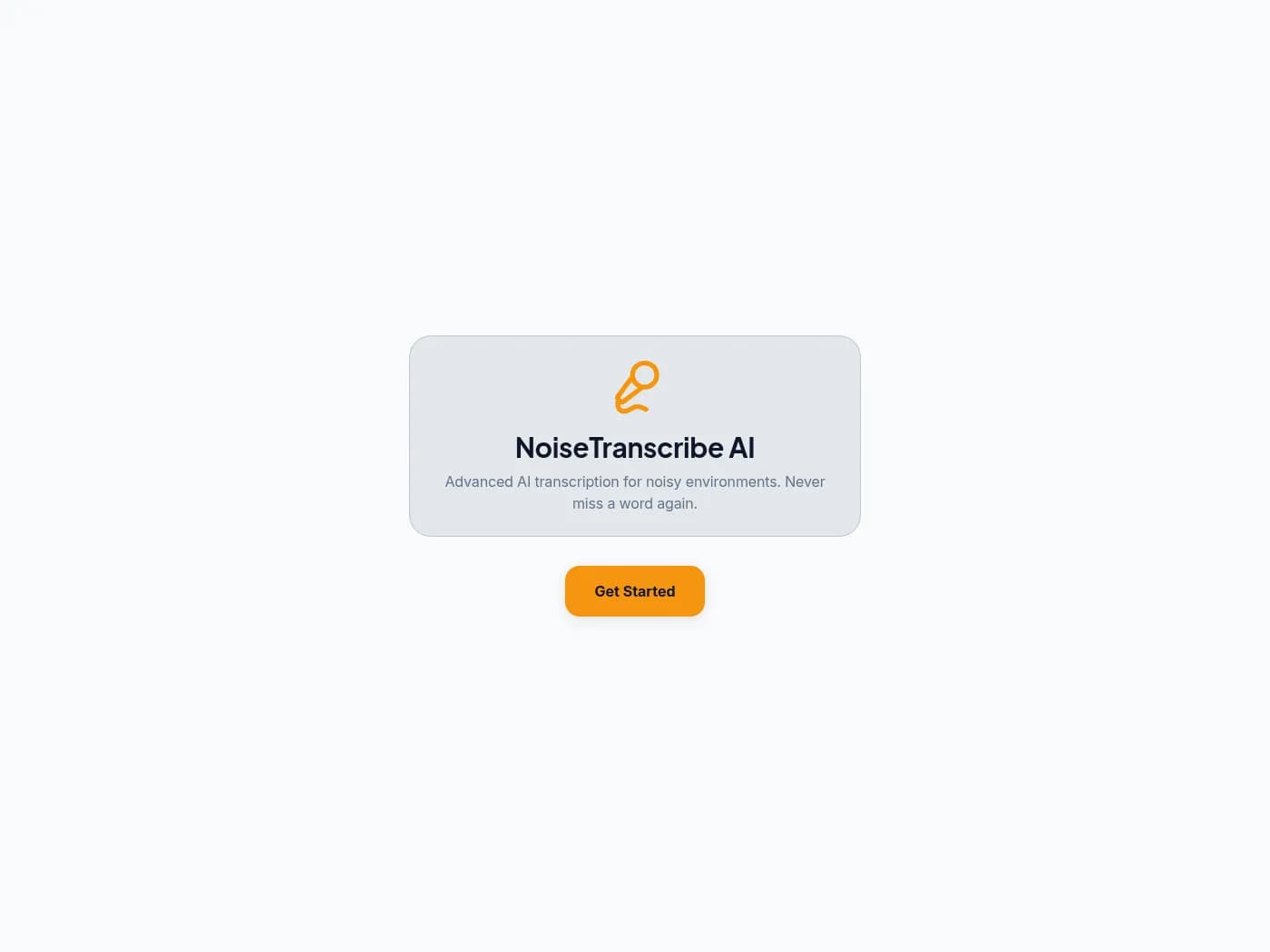 NoiseTranscribe AI
