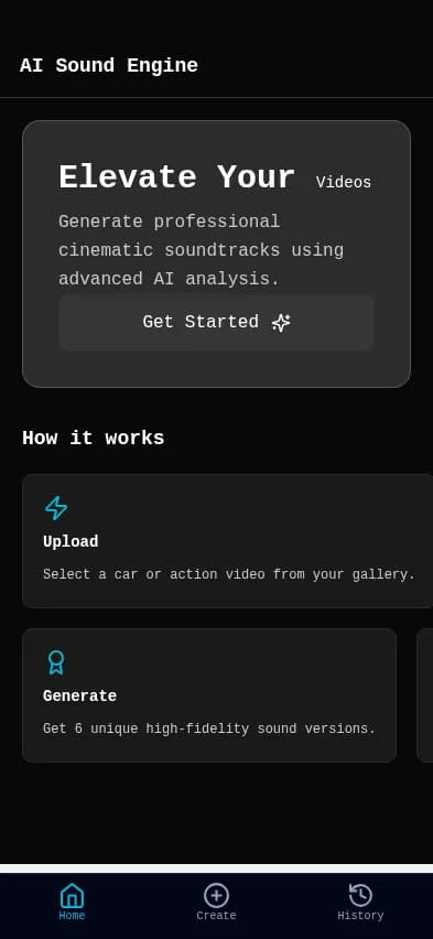 Video Sound AI Mobile