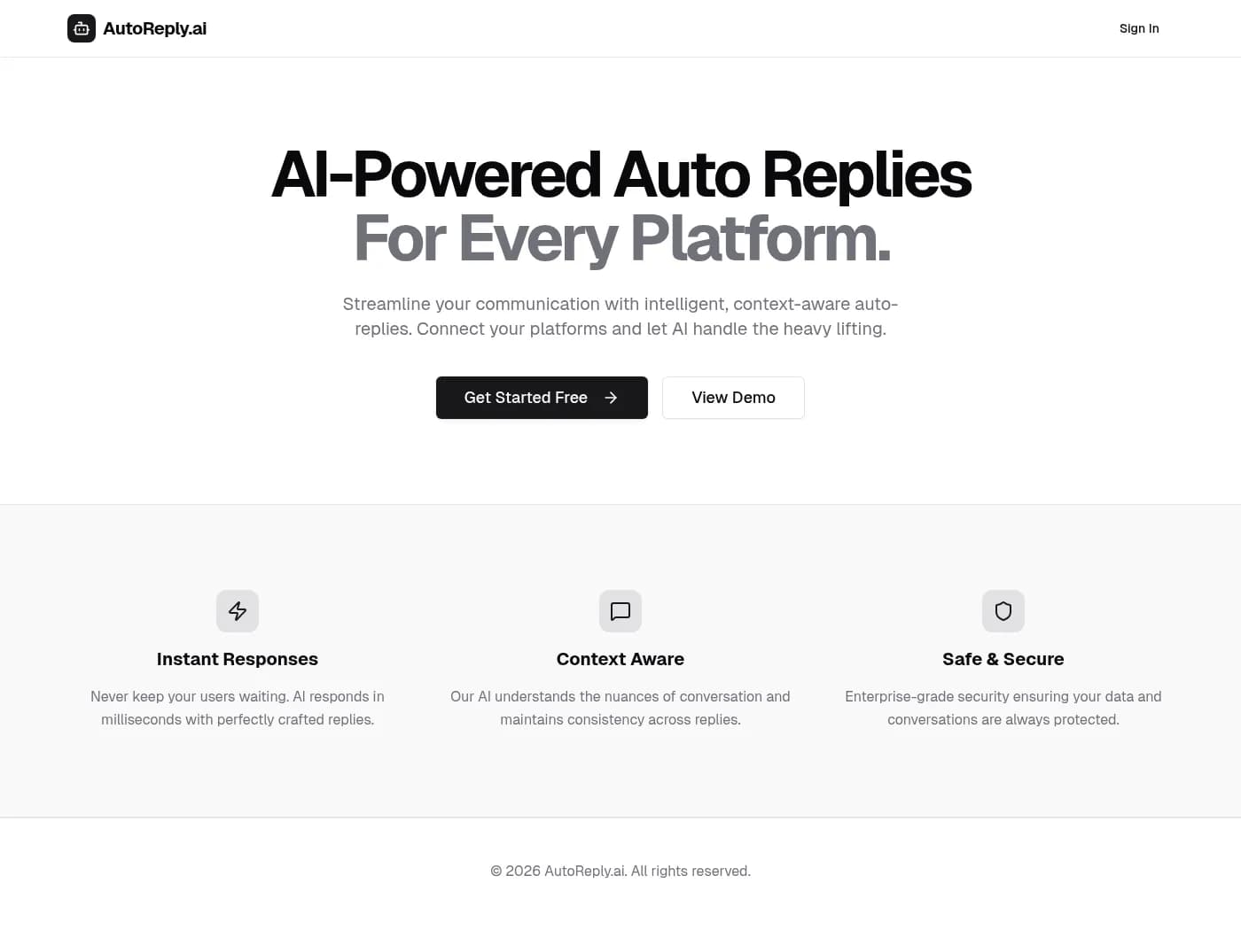 AI Auto Reply System