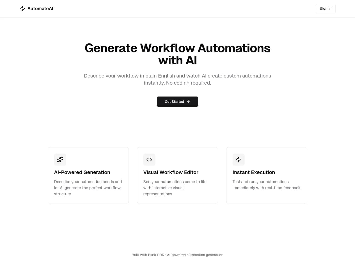 AI Automation Generator