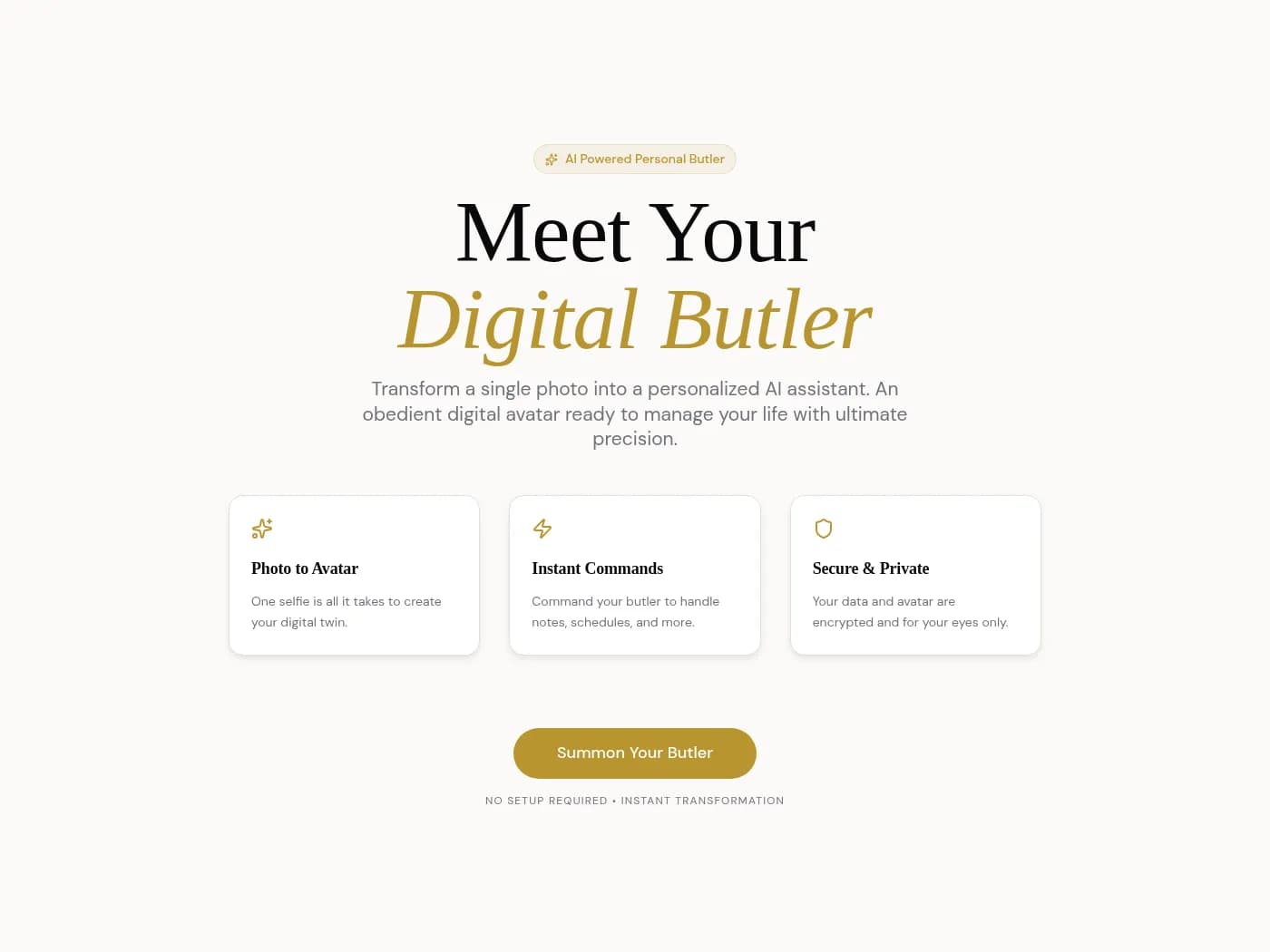 AI Avatar Butler