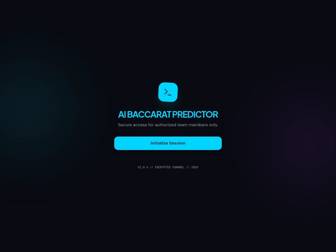 AI Baccarat Predictor