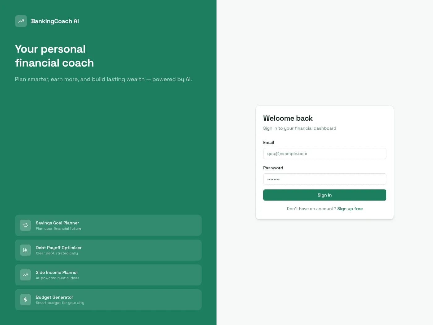 AI Banking Income Coach