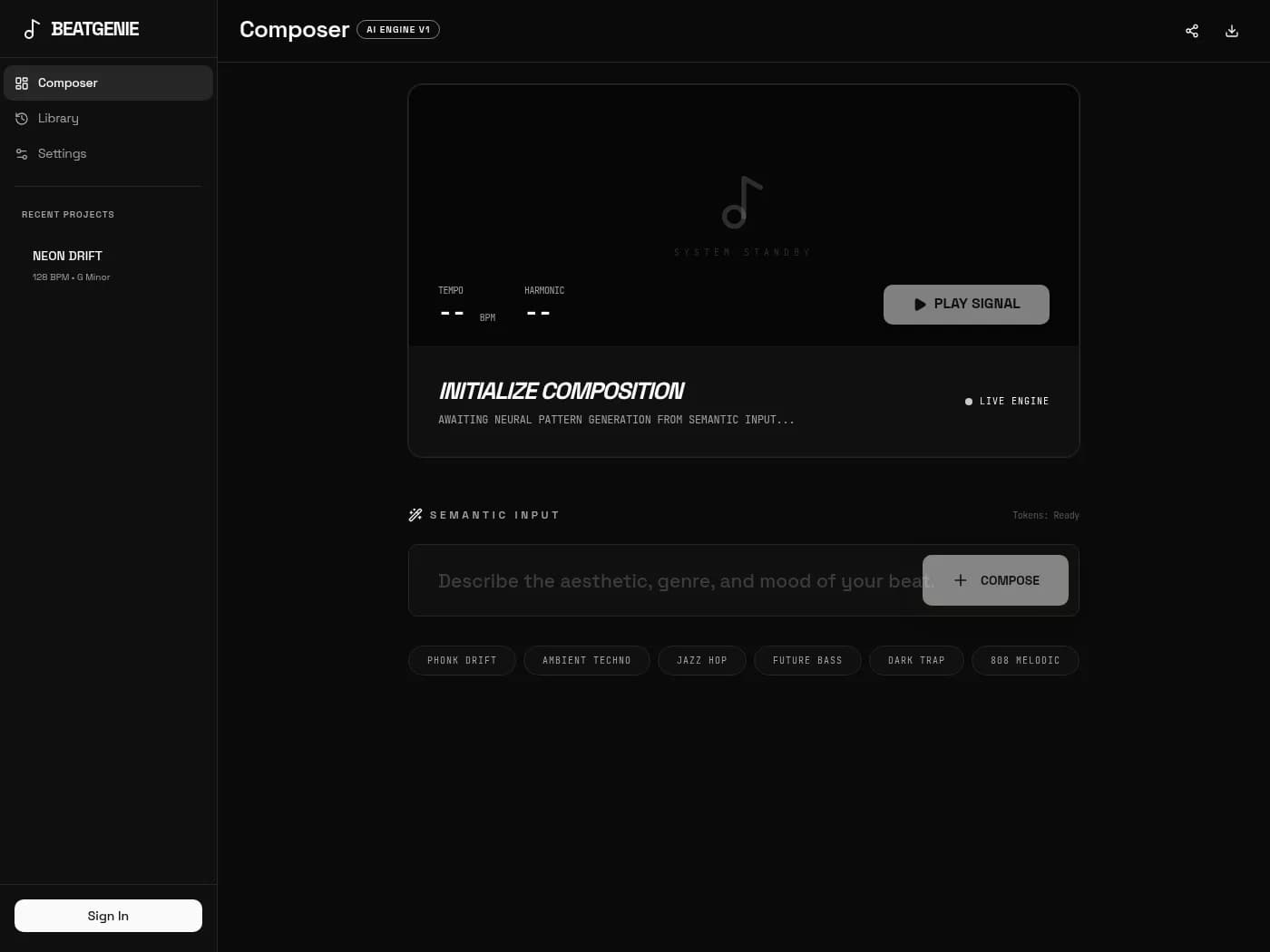 BeatGenie AI