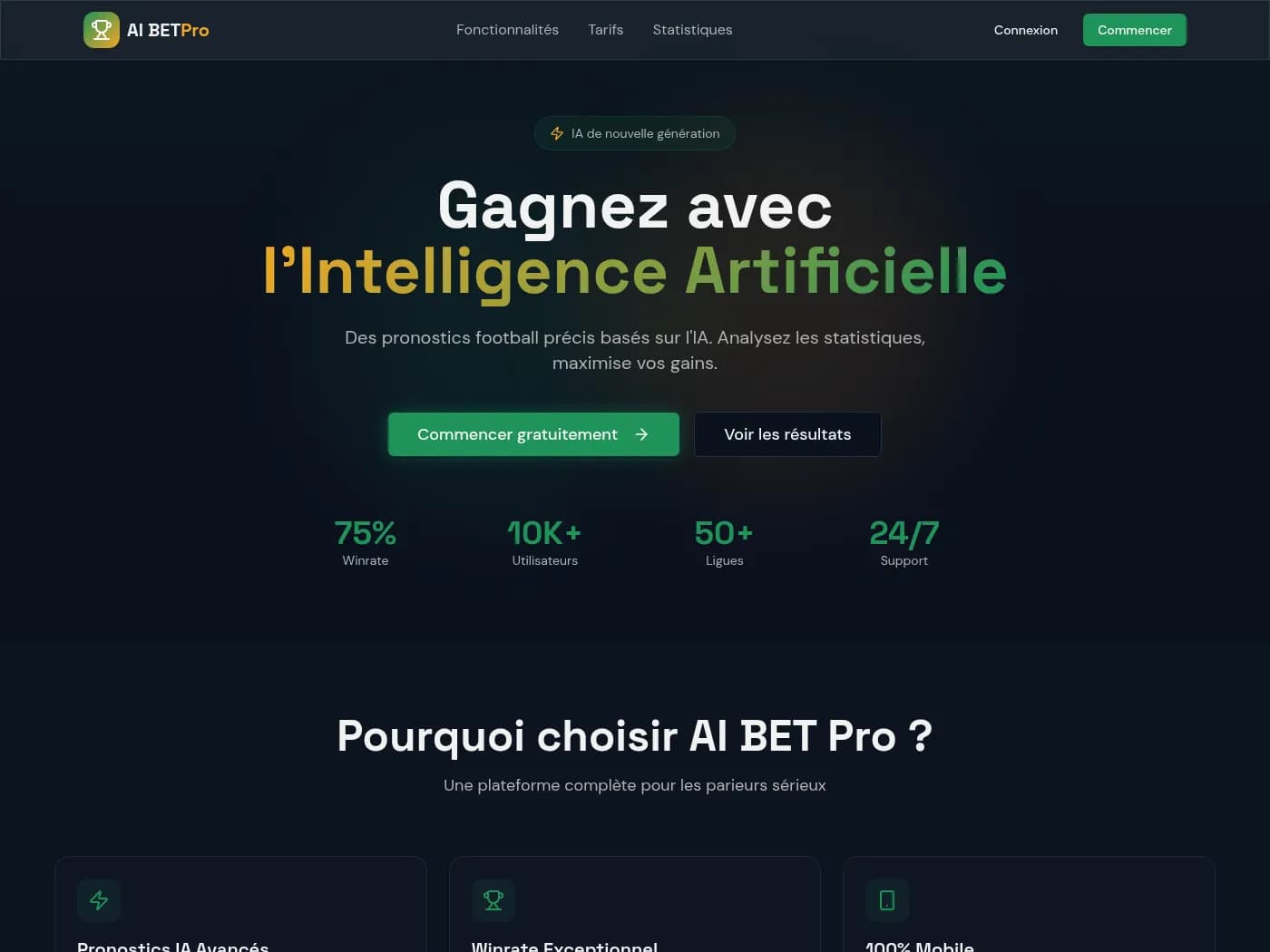 AI BET Pro Platform