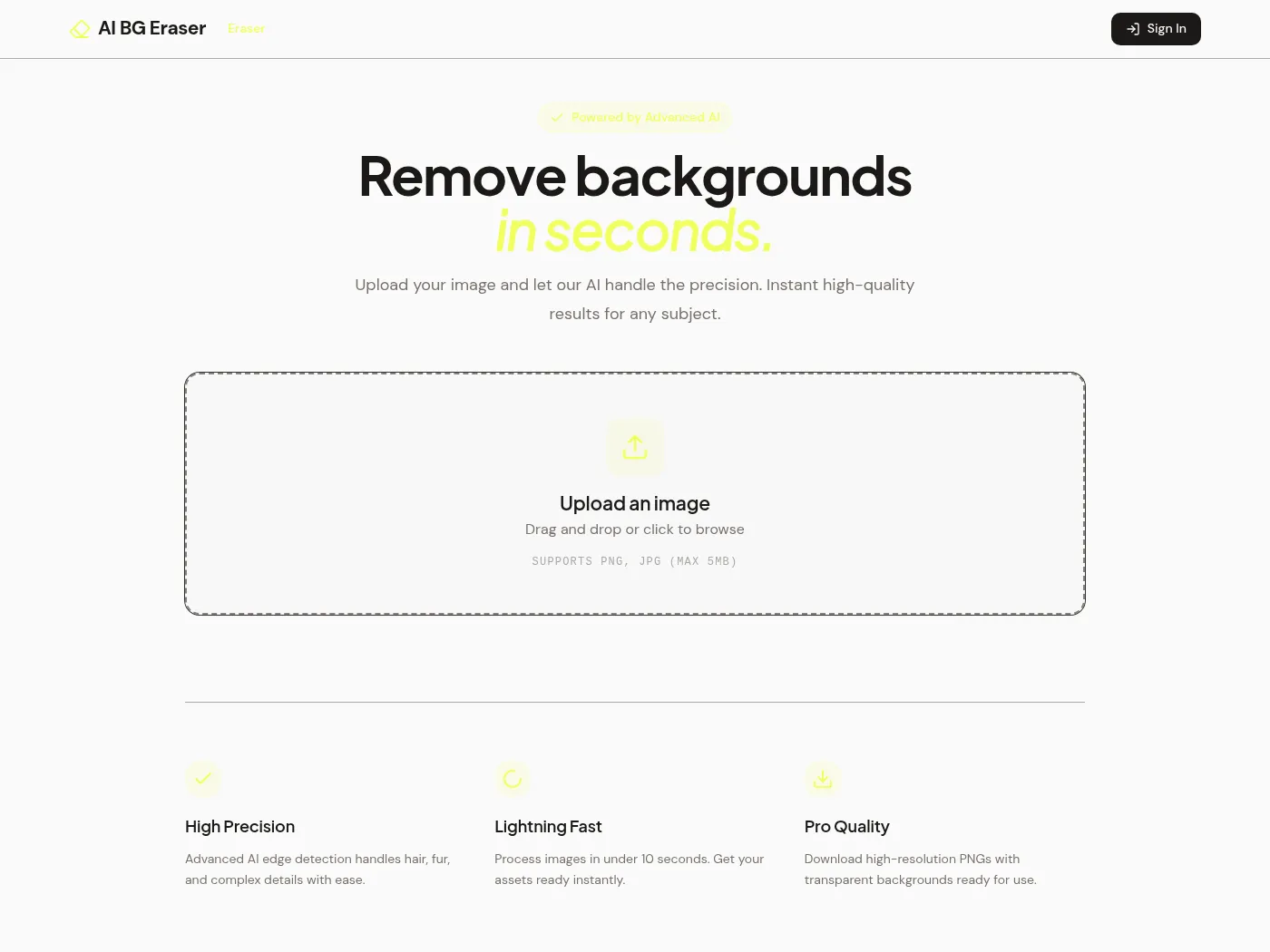 AI Background Eraser