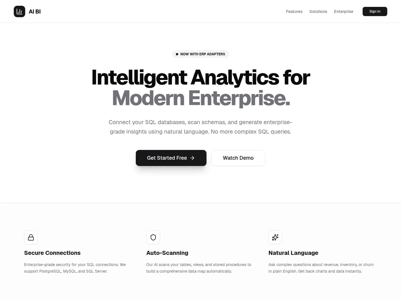 AI BI Dashboard