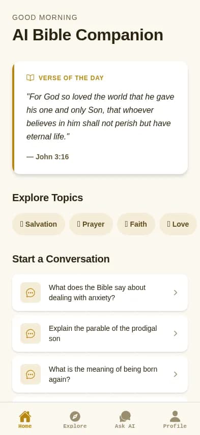 AI Bible Companion