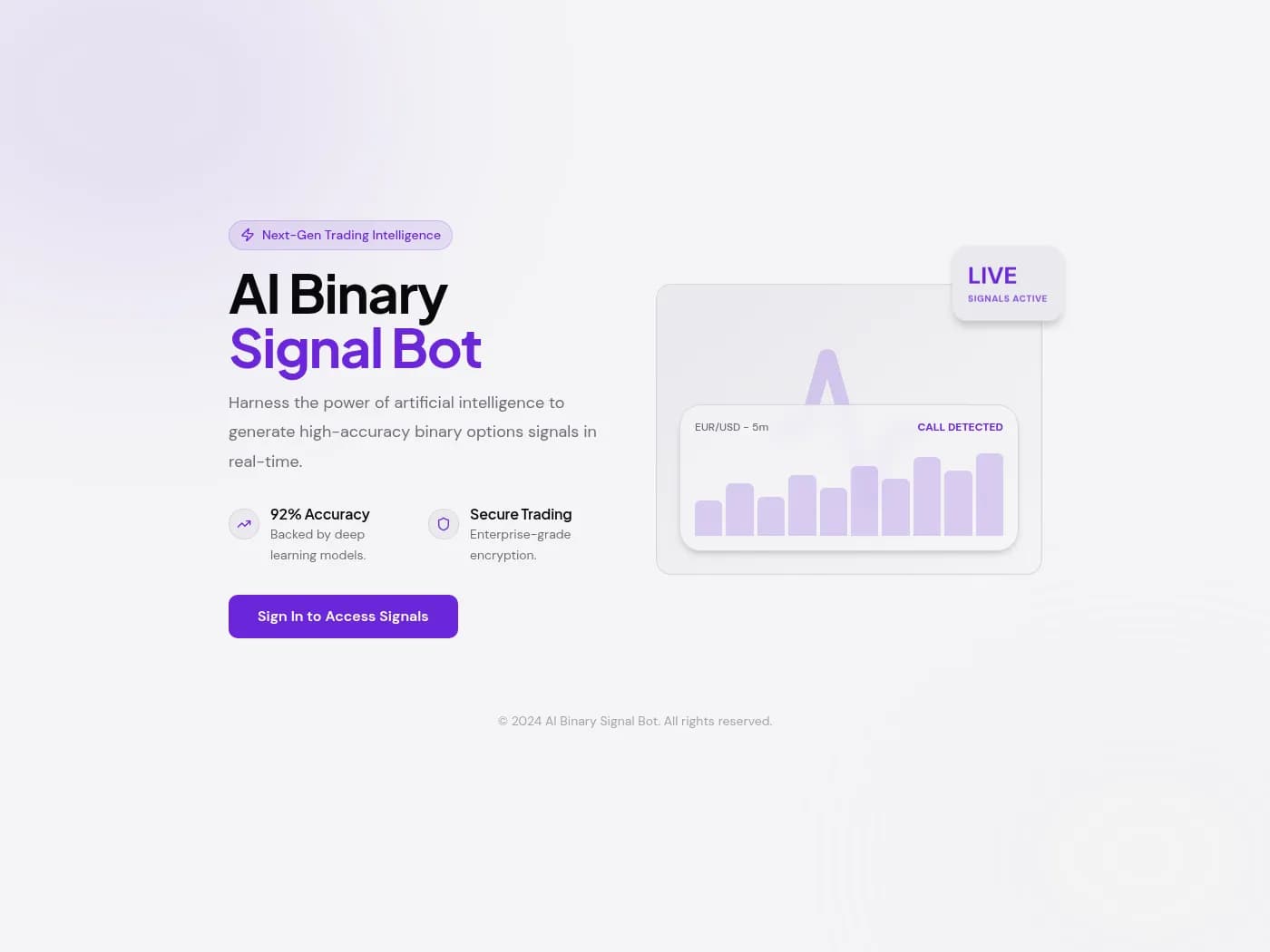 AI Binary Signal Bot