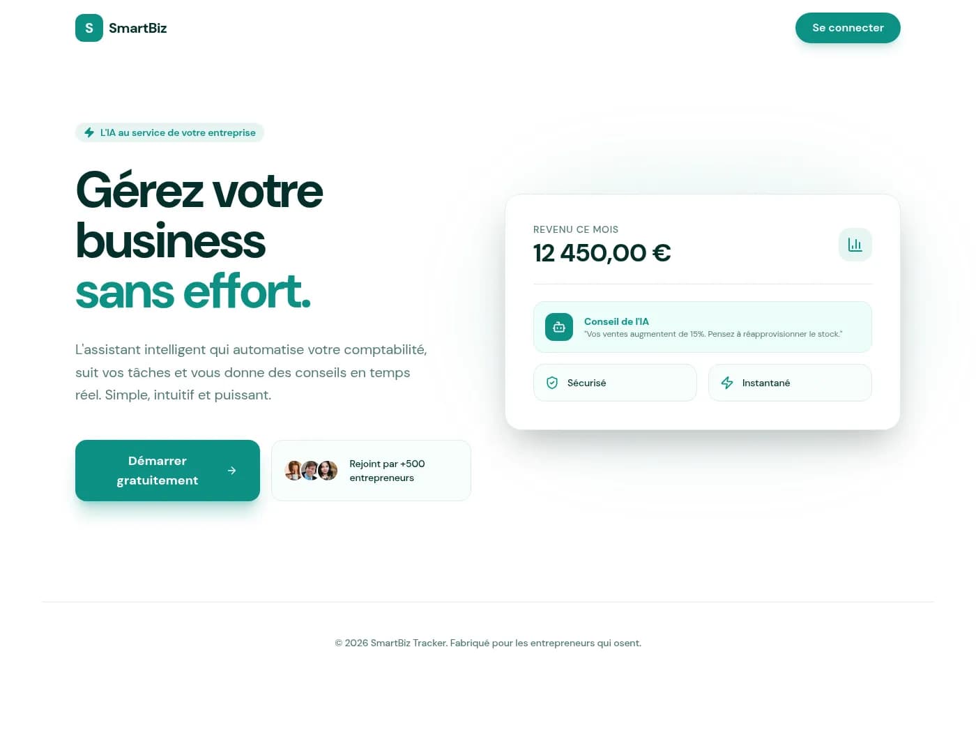 SmartBiz Tracker