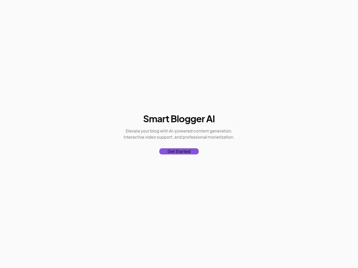 Smart Blogger Template