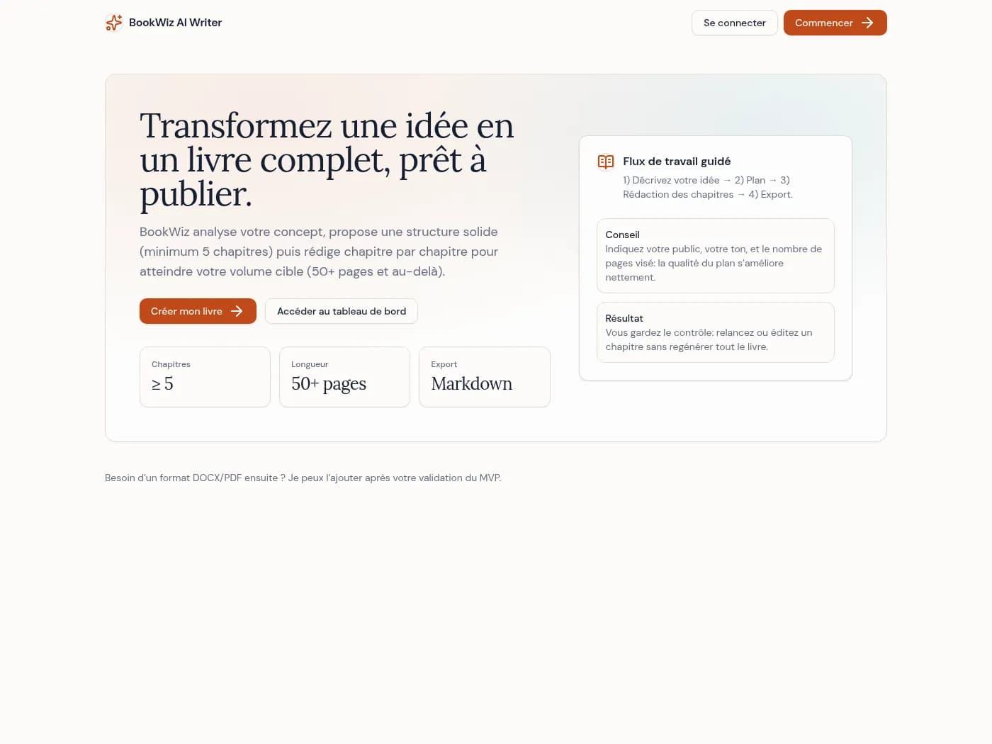 BookWiz AI Writer