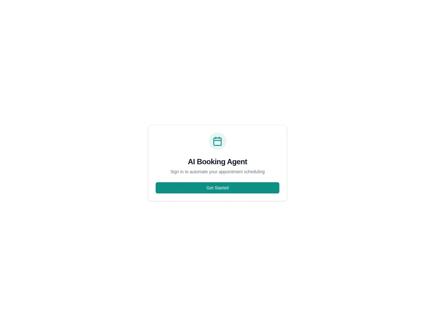 AI Booking Agent