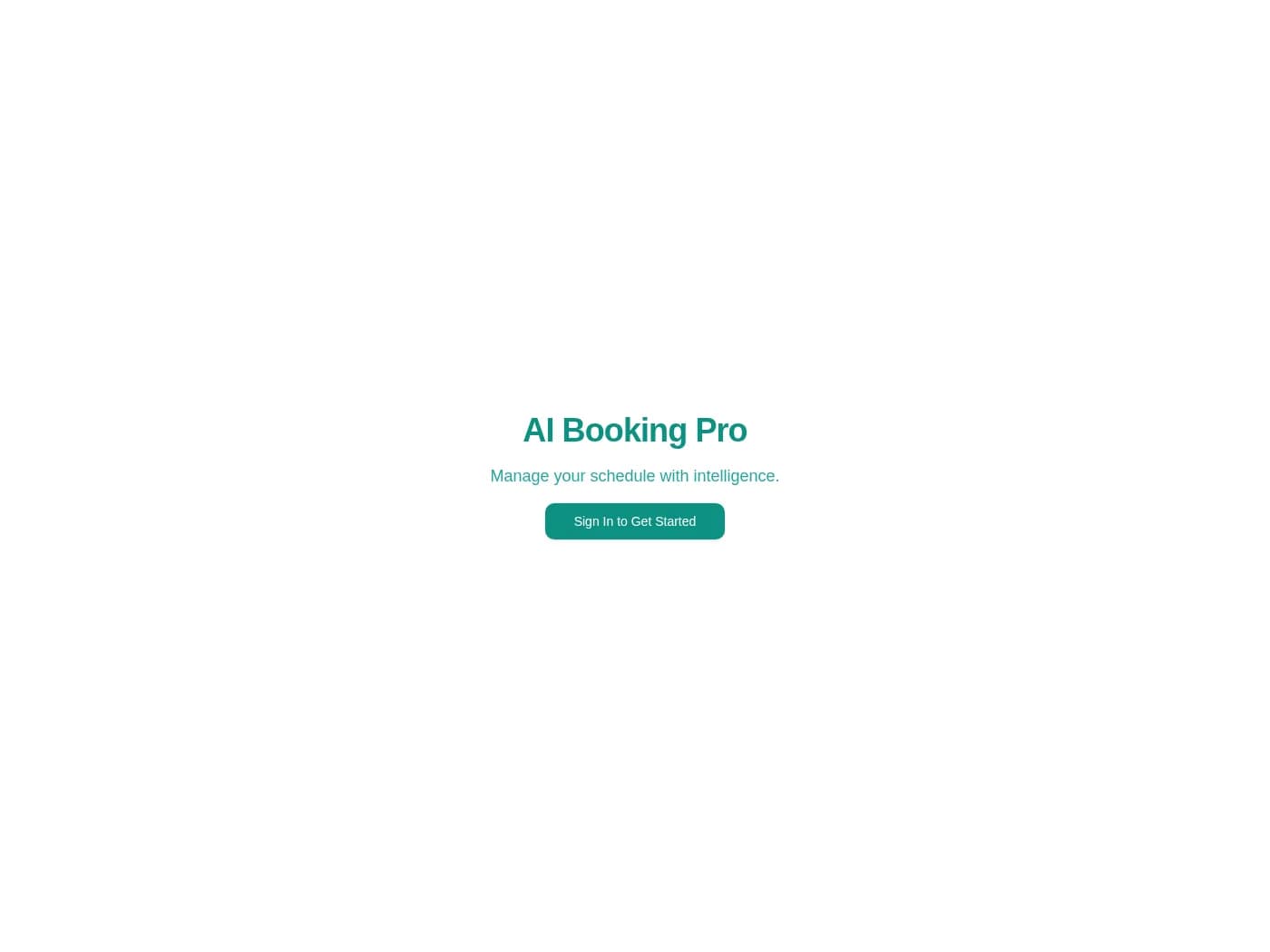 AI Booking Pro