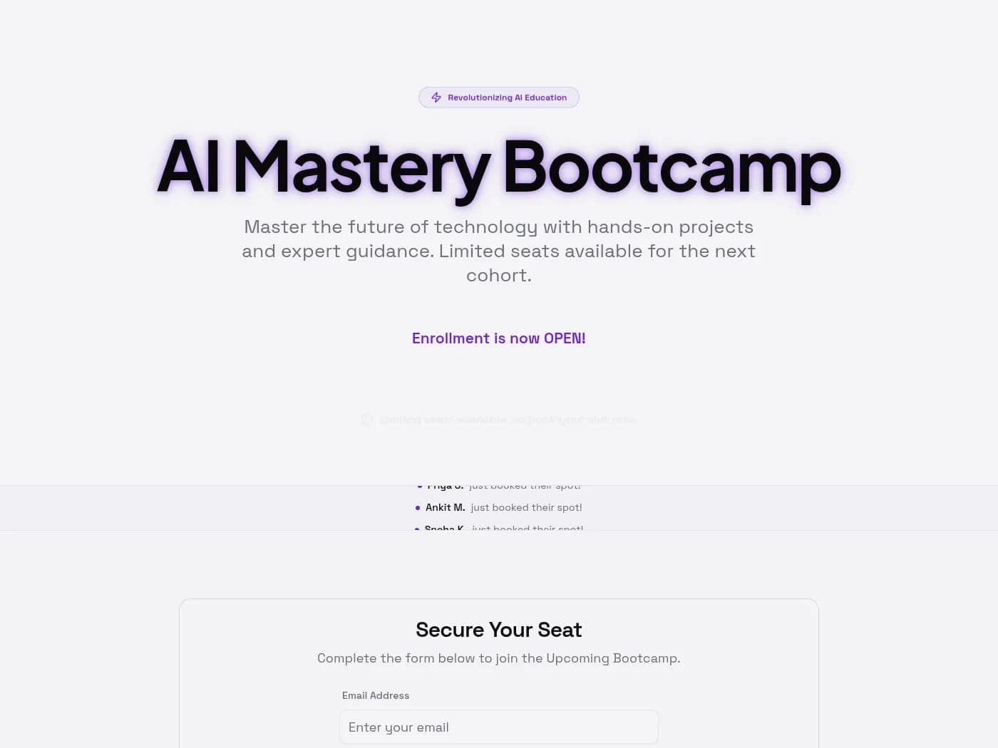 AI Mastery Bootcamp