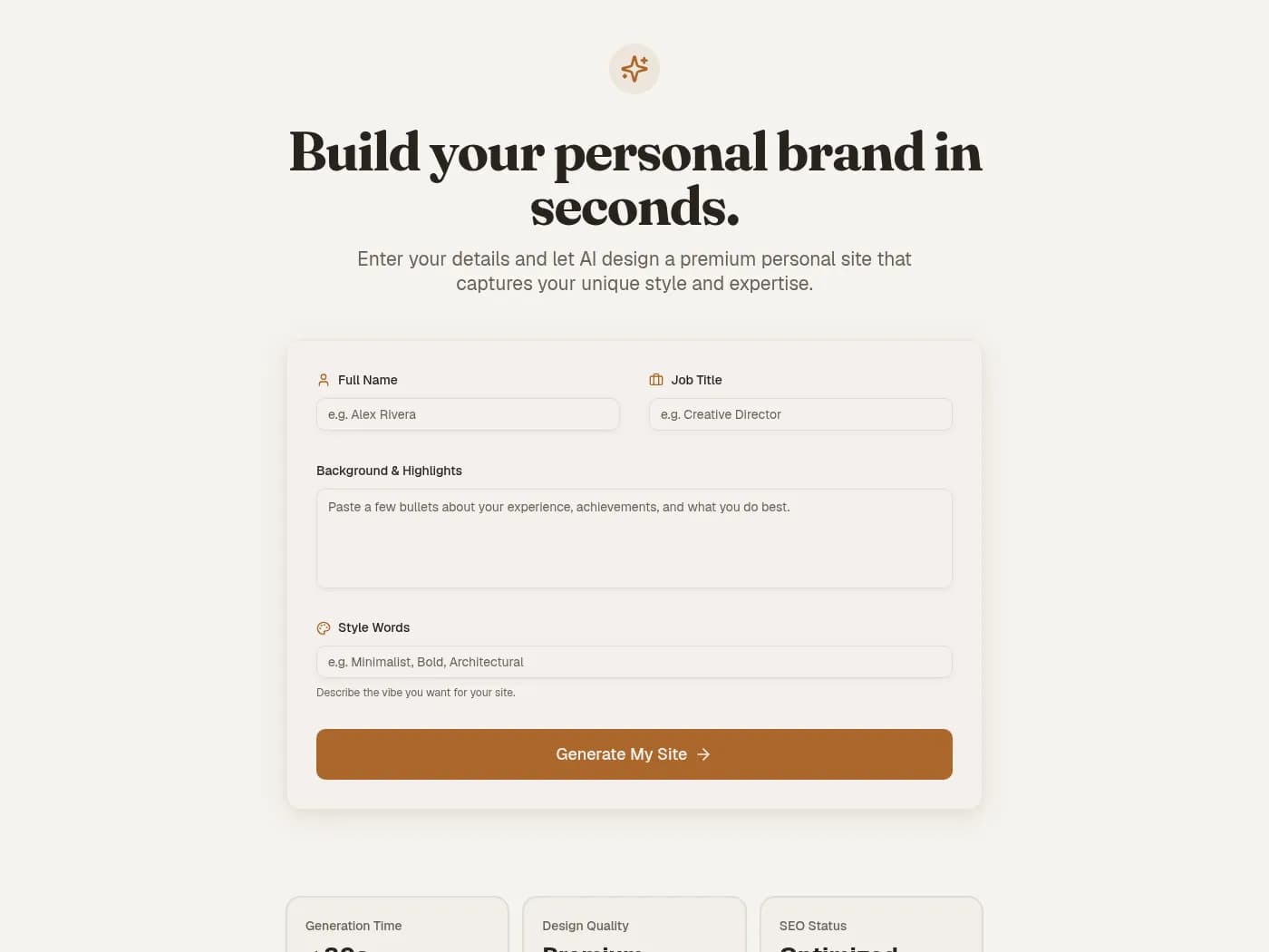 AI Personal Brand Builder