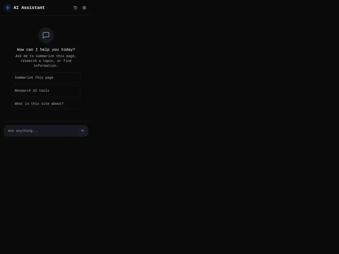 AI Browsing Assistant