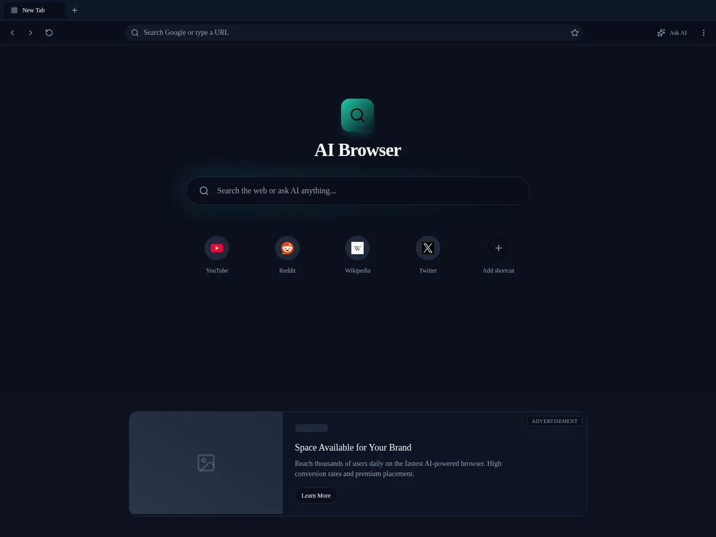 AI Powered Web Browser