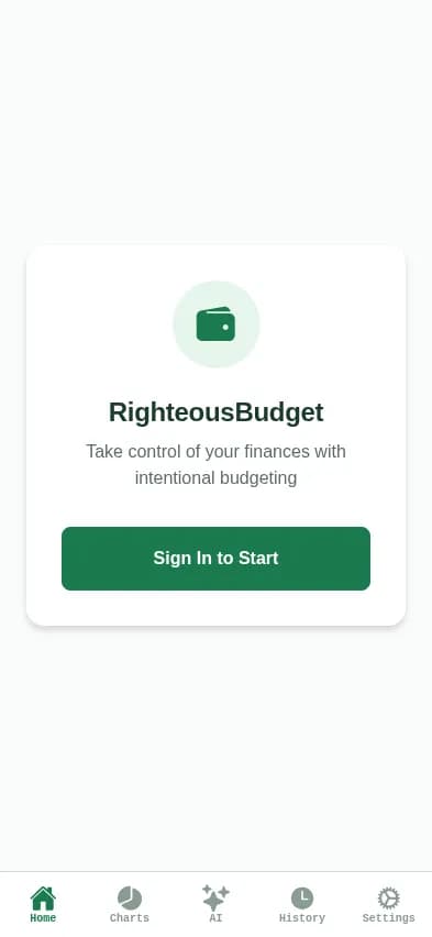 RighteousBudget AI