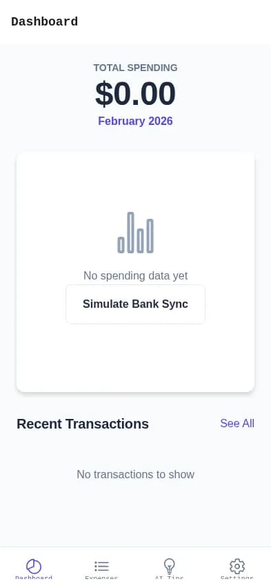SmartSpend AI Budget App