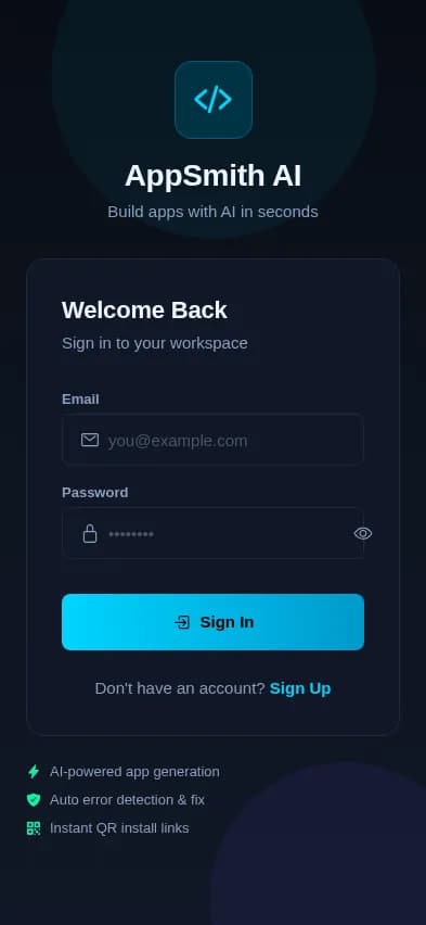 AppSmith AI Builder