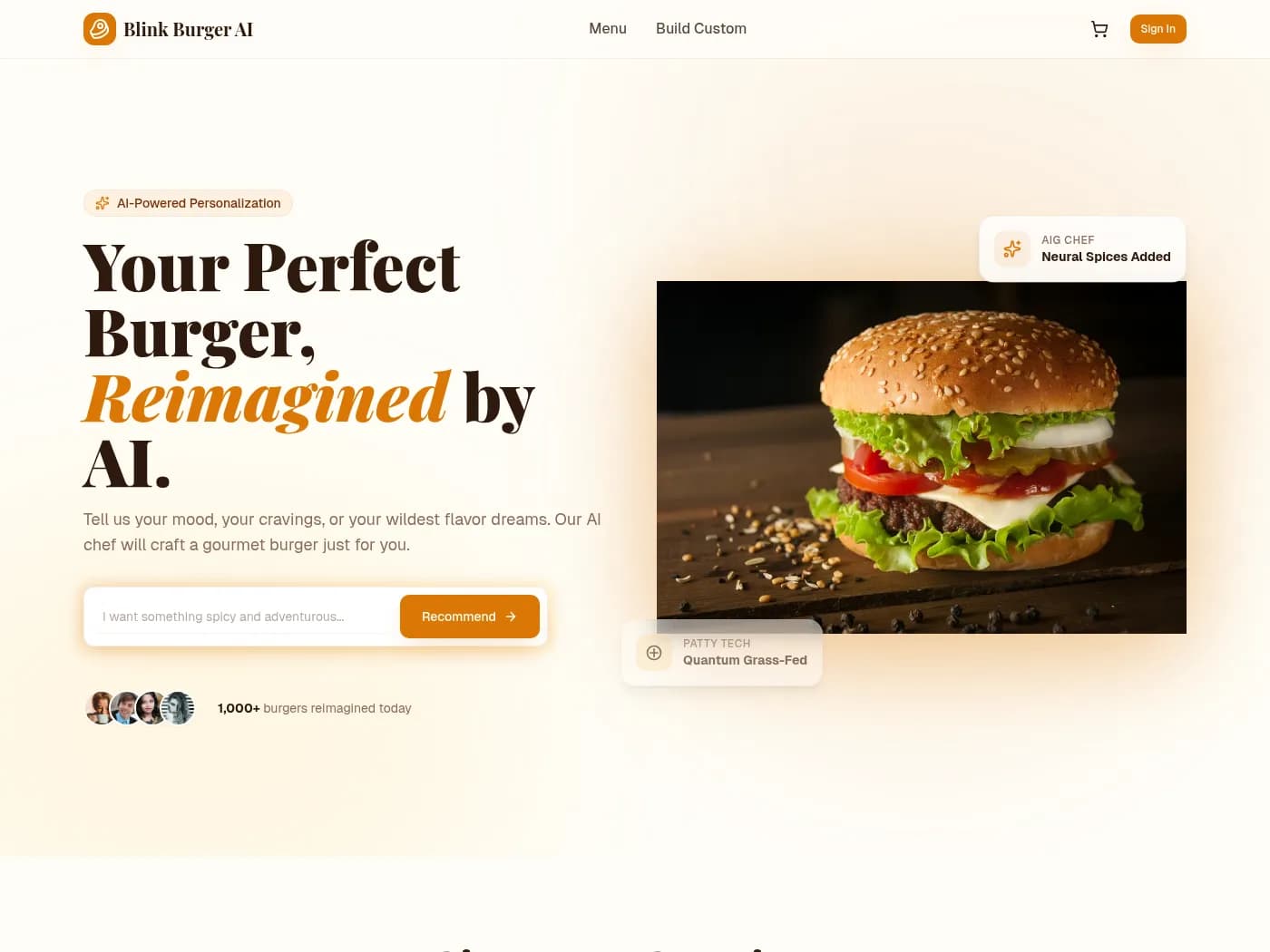 AI Burger App